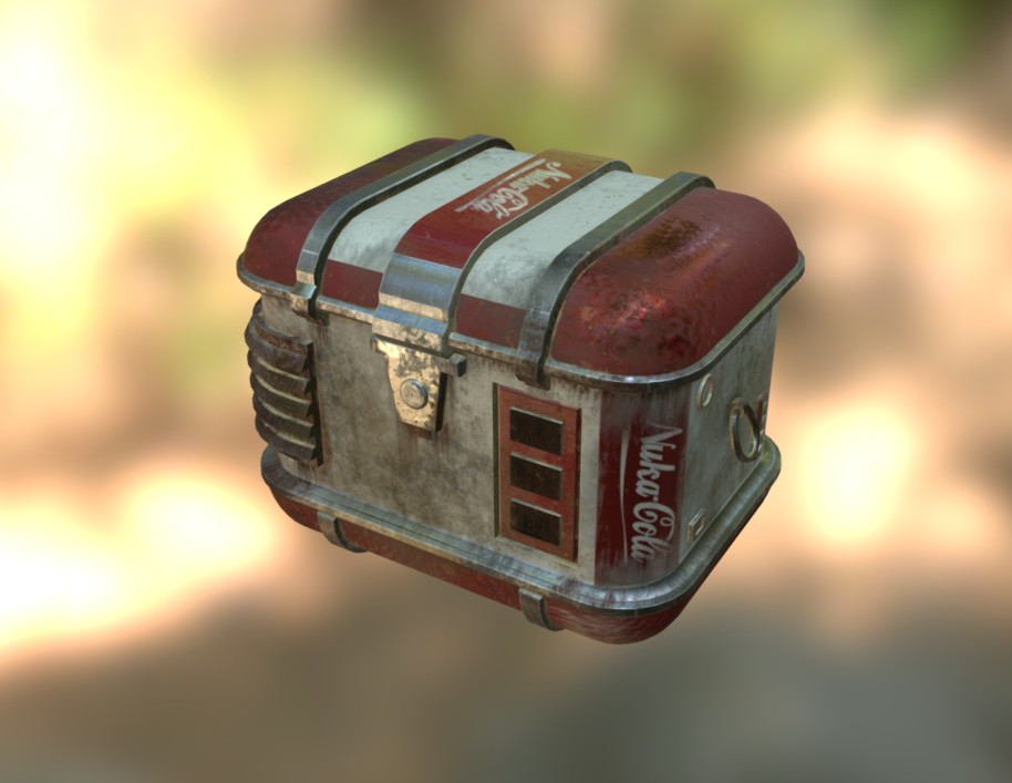 ArtStation - Fallout inspired Chest