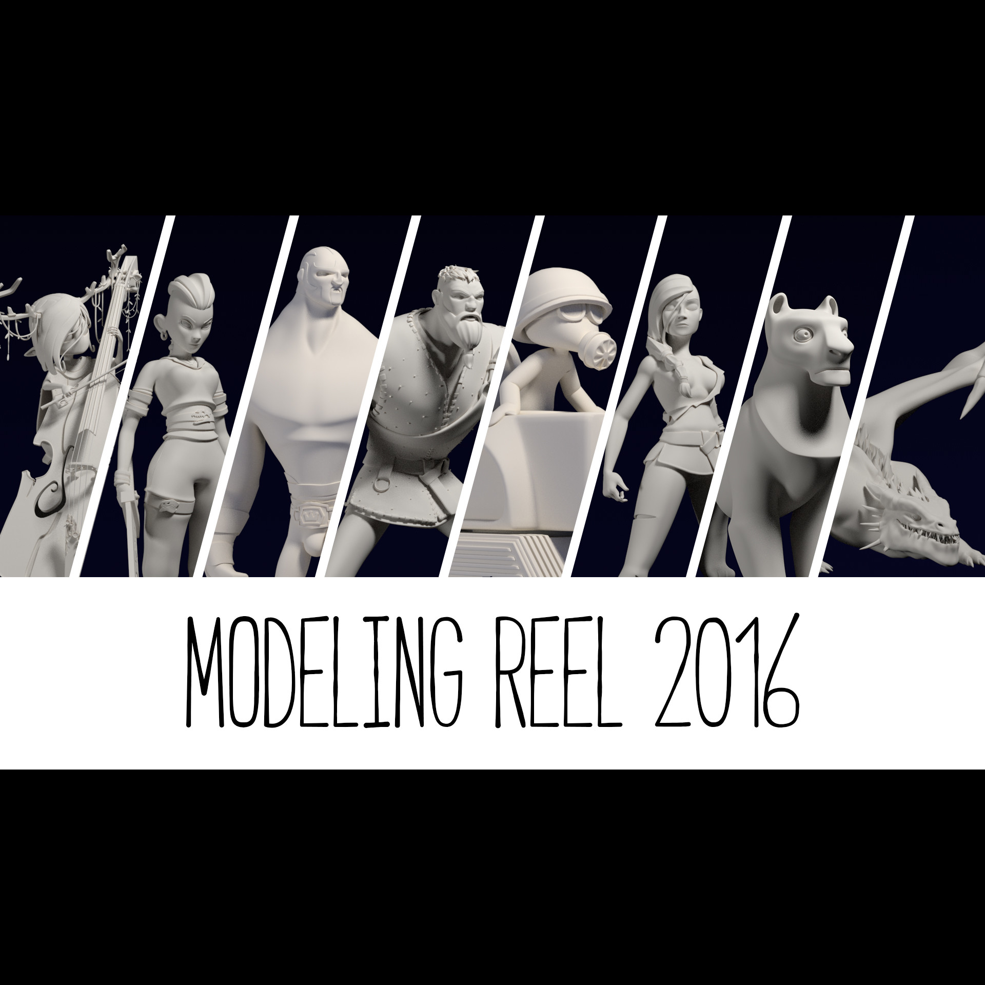 ArtStation - Modeling Reel 2016