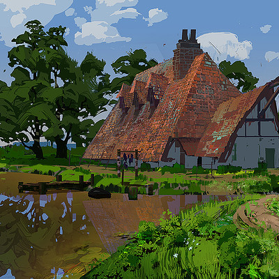 ArtStation - Fish house