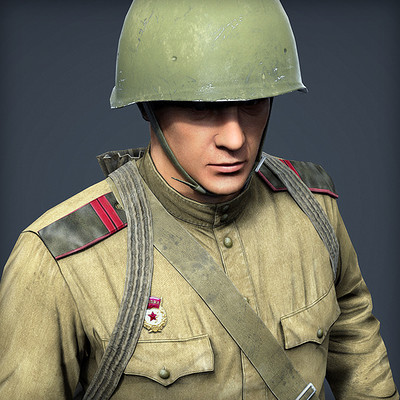 ArtStation - Red army soldier