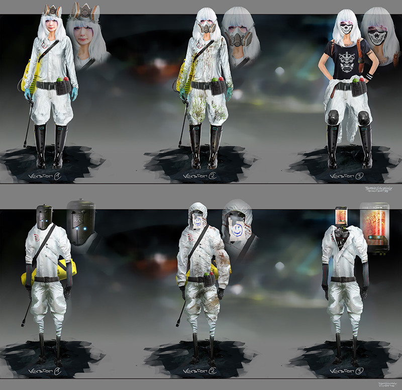 ArtStation - BugProject: Character Concepts