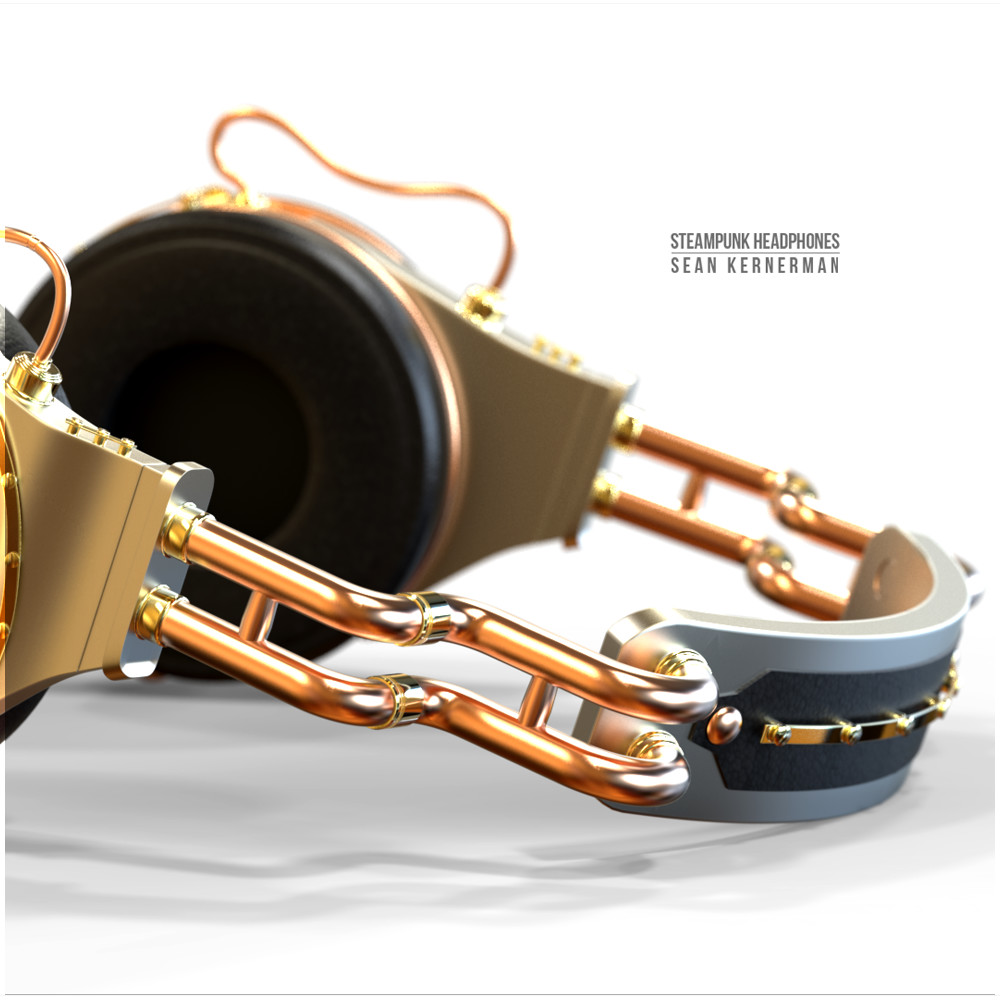 ArtStation - Steampunk Headphones