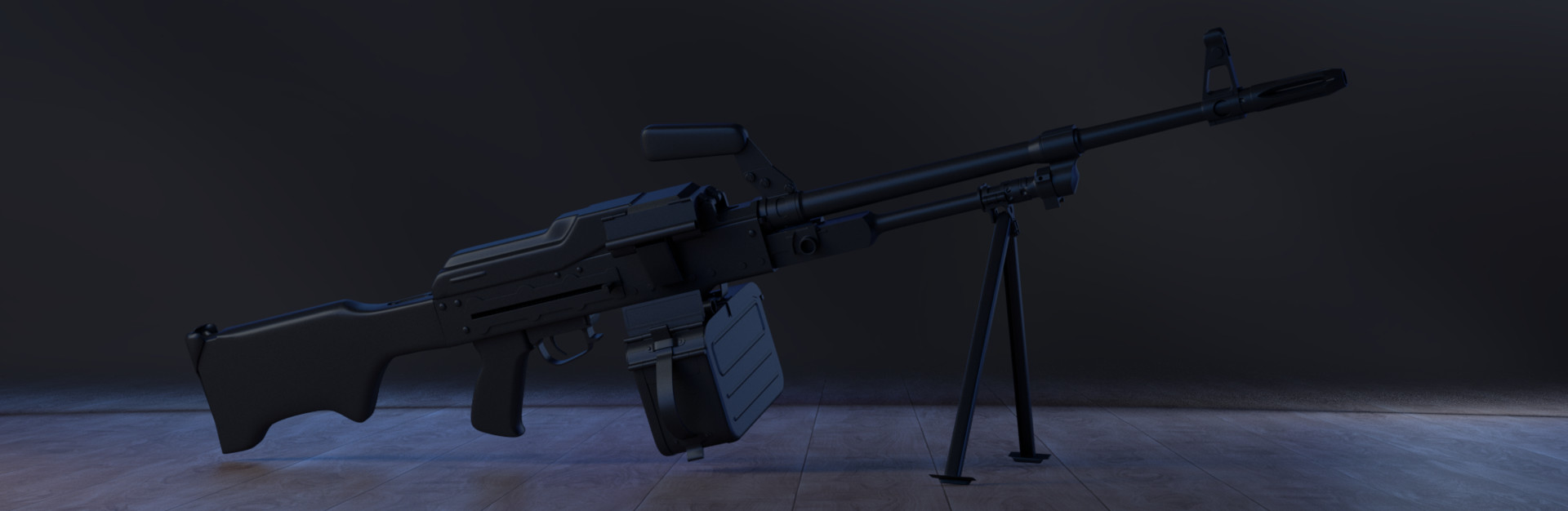 ArtStation - M84 Serbian Machine Gun (WIP)