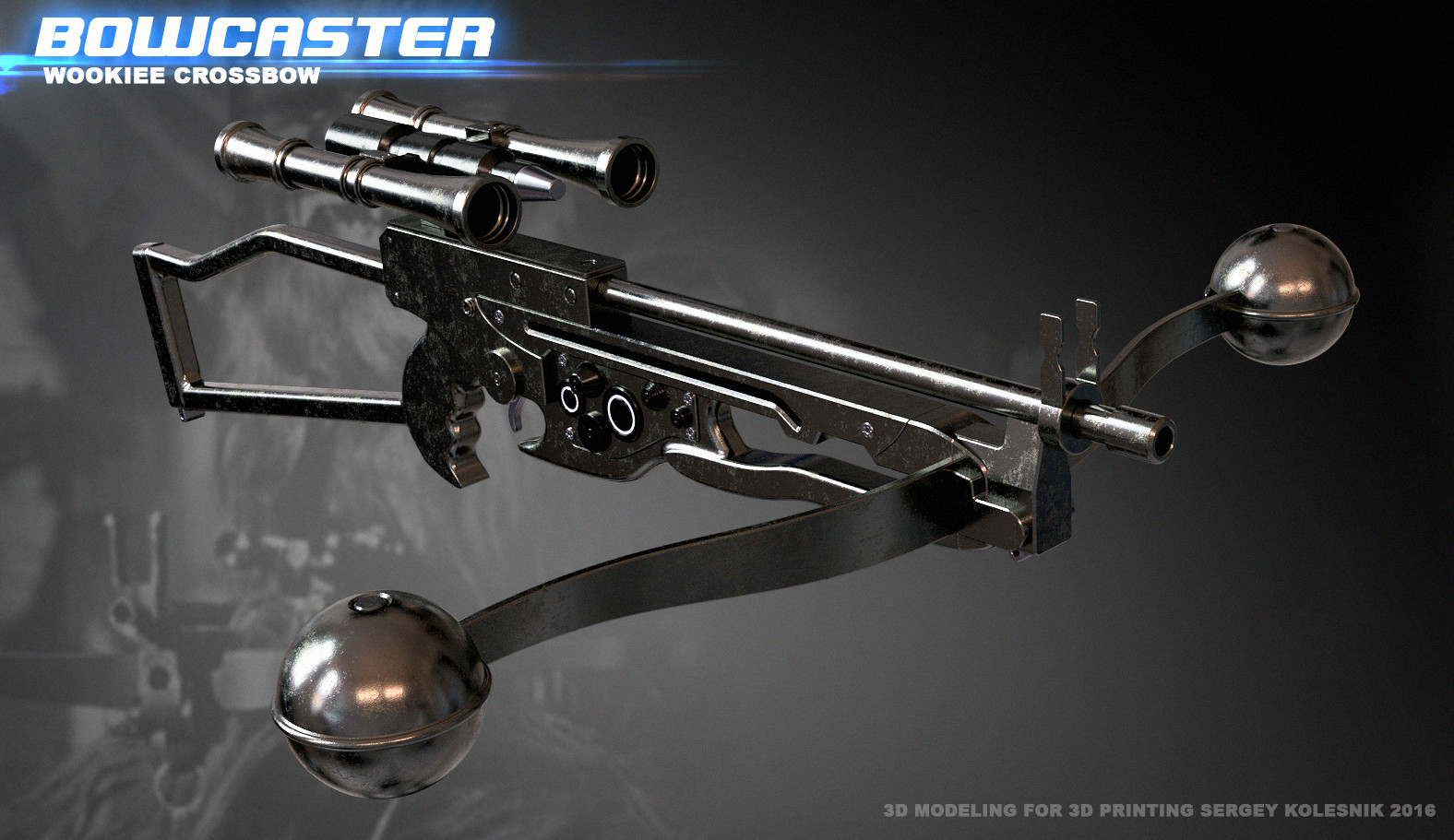 ArtStation - Bowcaster Wookiee Crossbow
