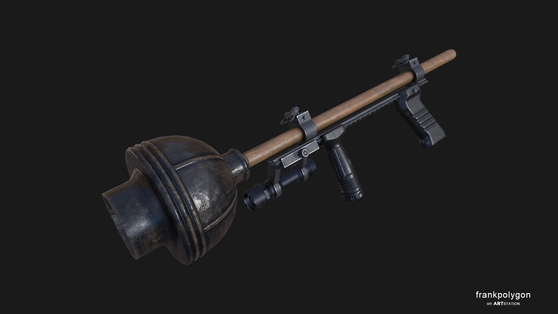 ArtStation - Tactical Plunger (Low Poly)