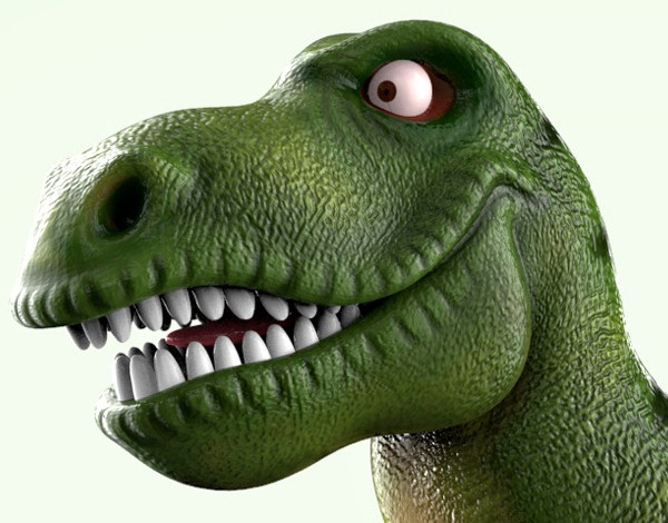 ArtStation - Little dinosaur toy