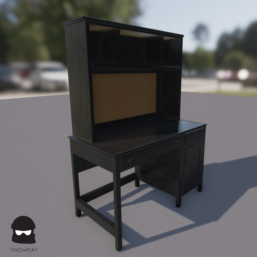 ArtStation - Main Player Room Desk - Snowday! HTC Vive VR