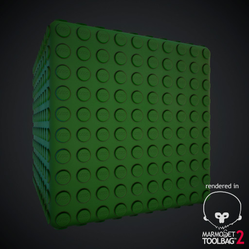 ArtStation - Lego Plate - One Substance Per Day #2
