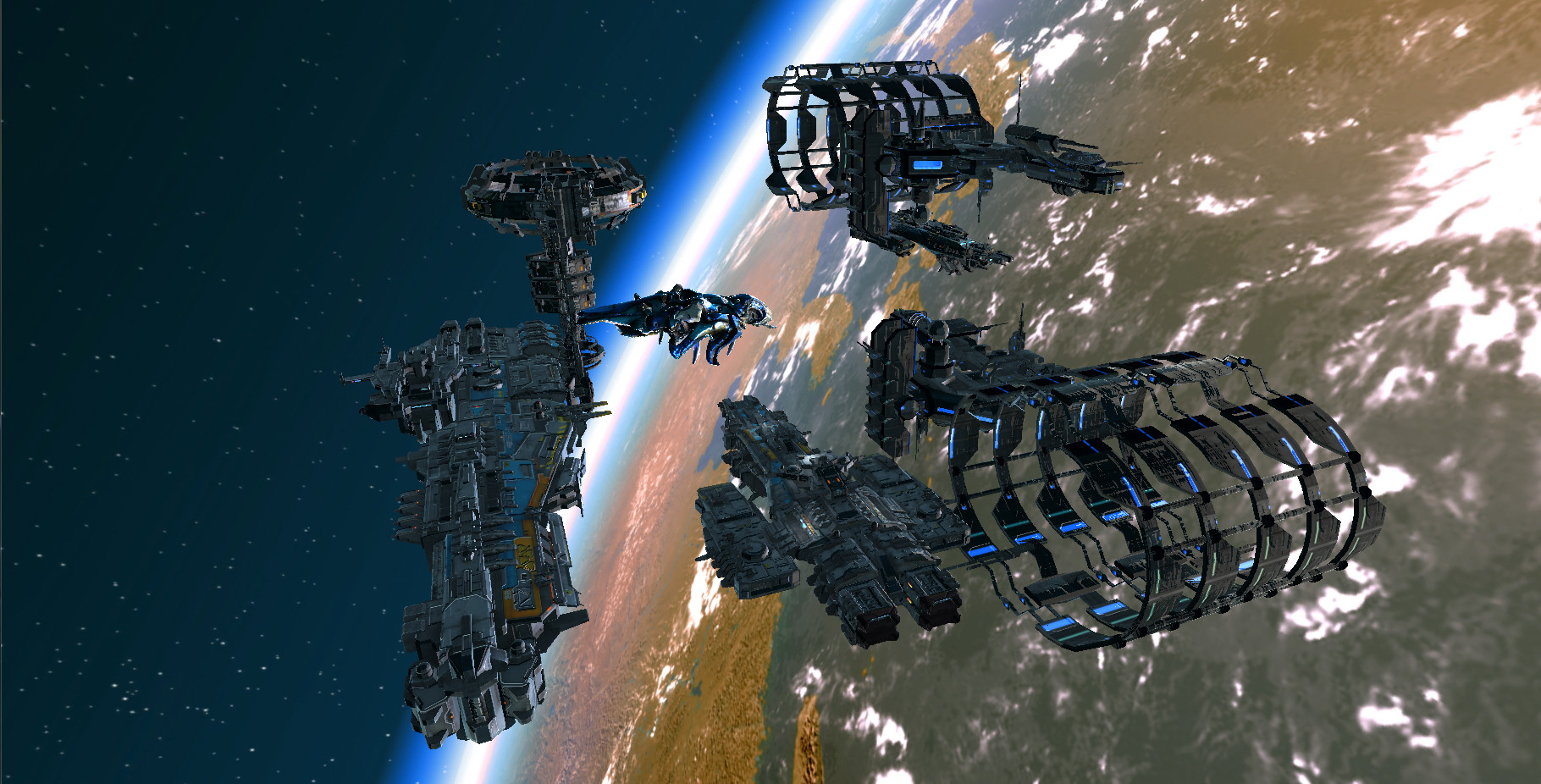 ArtStation - Space Combat Environments