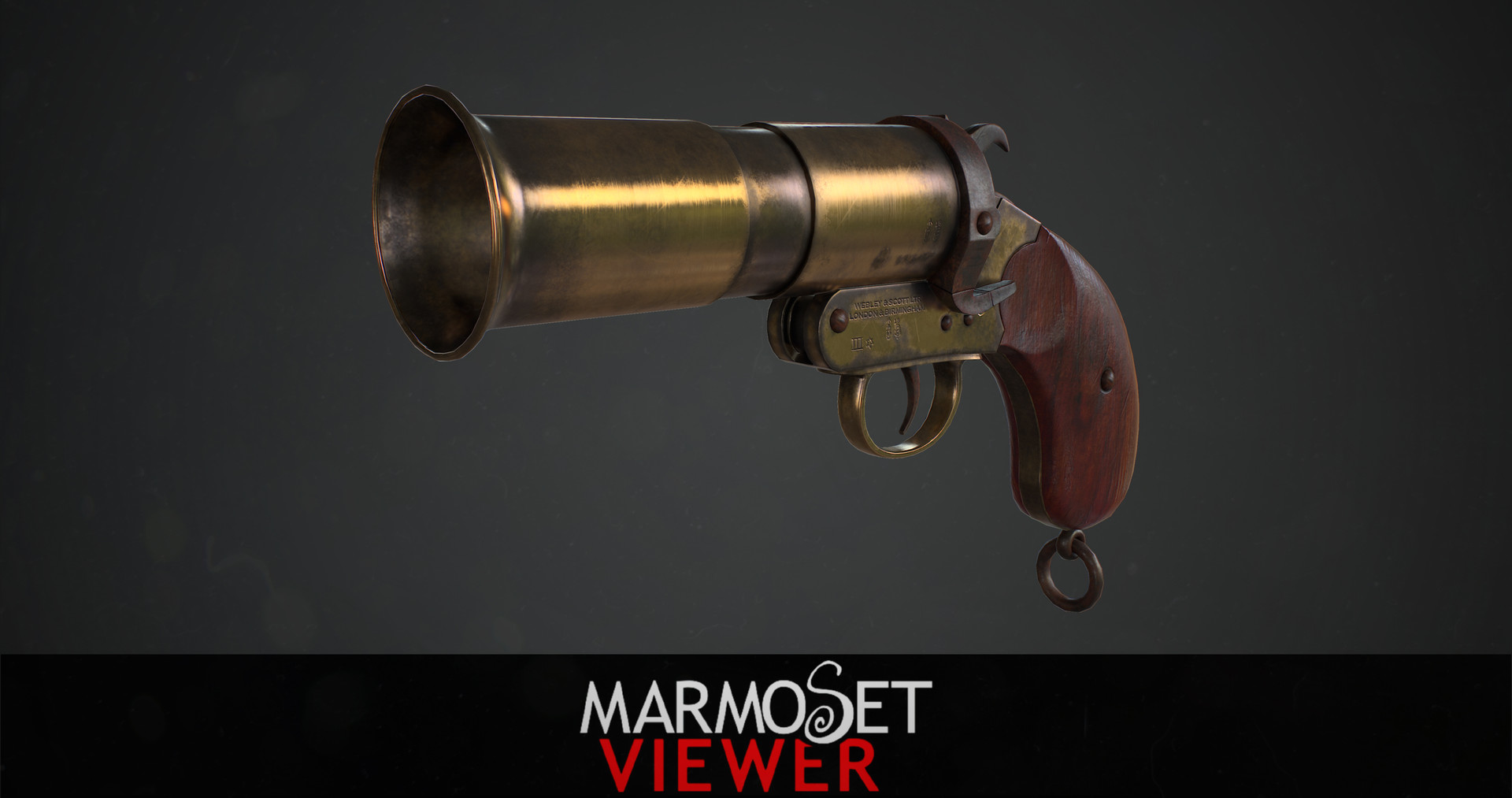 ArtStation - Flare Gun Webley & Scott LTD, Adrian Torres