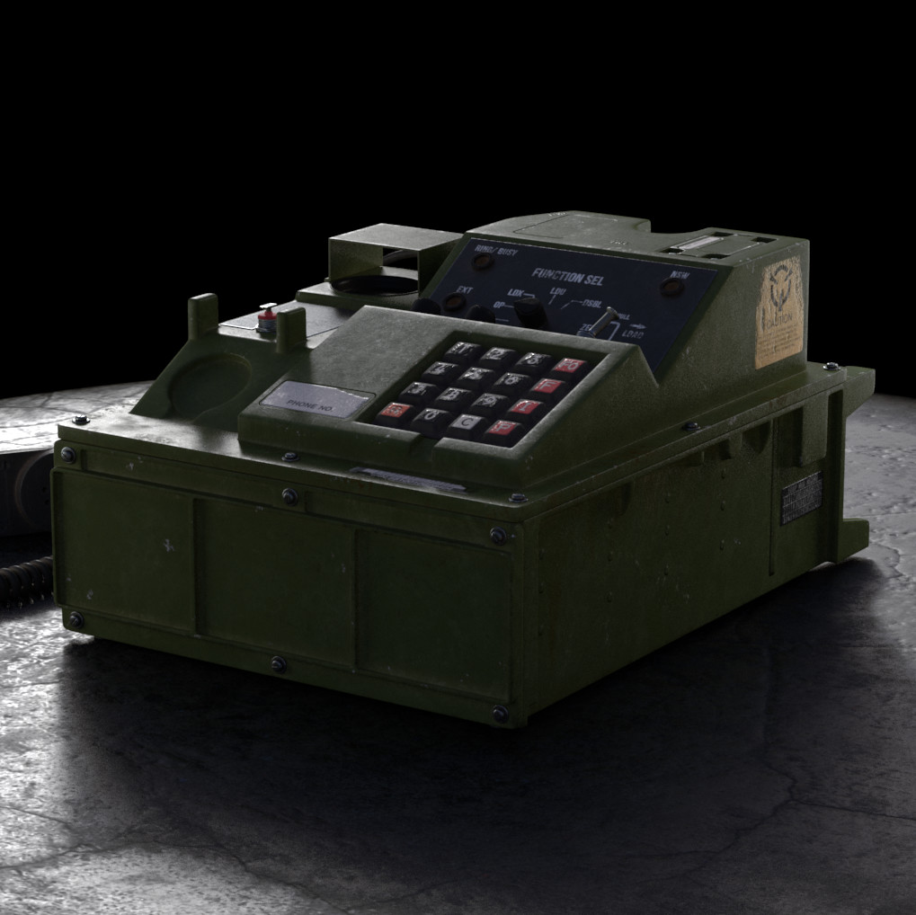 ArtStation - KY68 Secure Field Phone