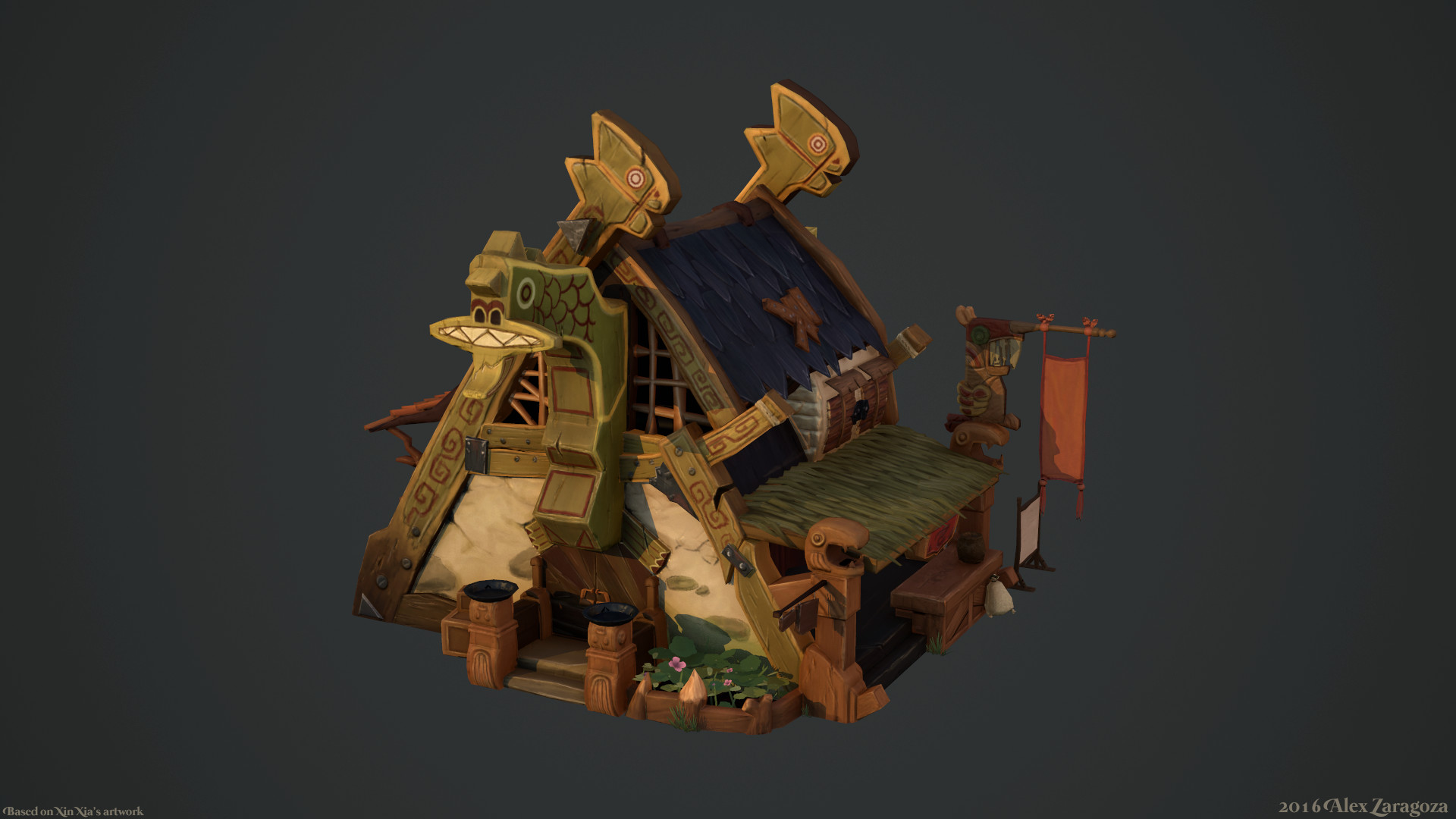 ArtStation - Videogame House Asset