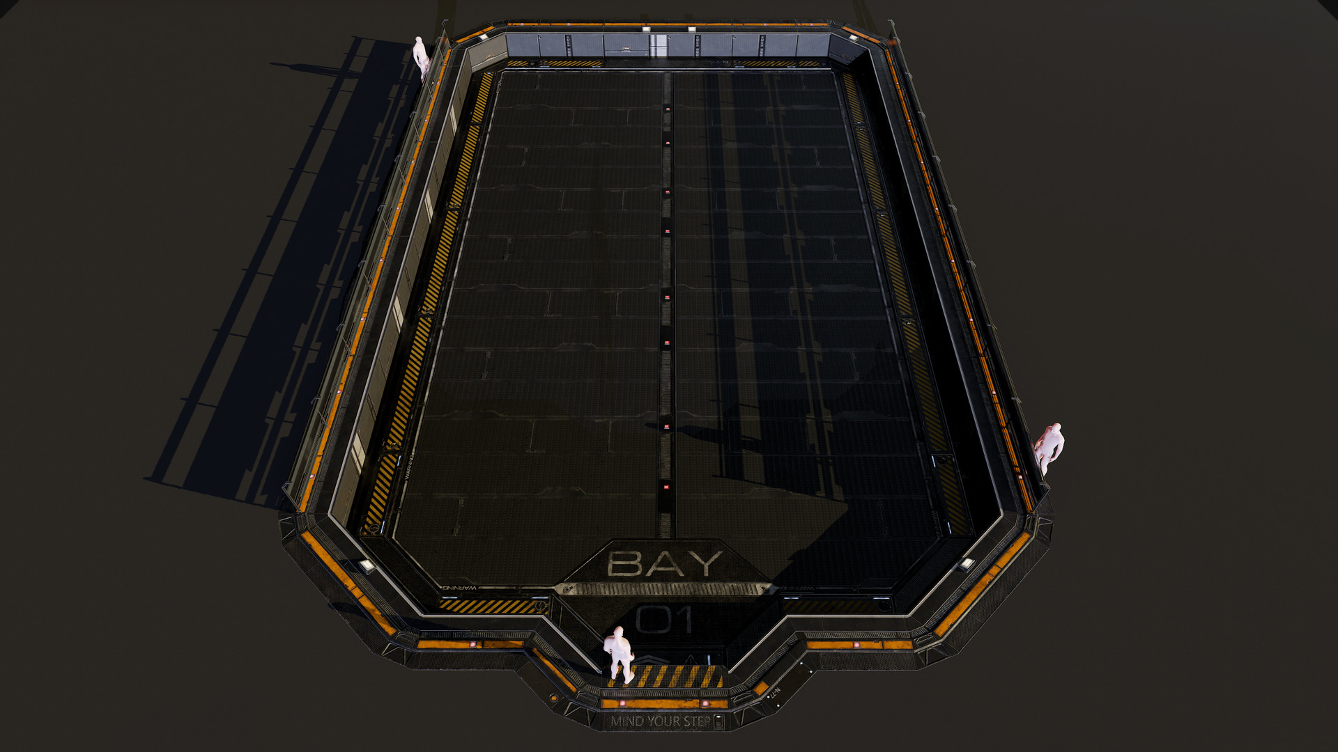 ArtStation - Sci-Fi cargo ship elevator