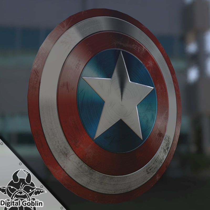 ArtStation - Captain America Shield