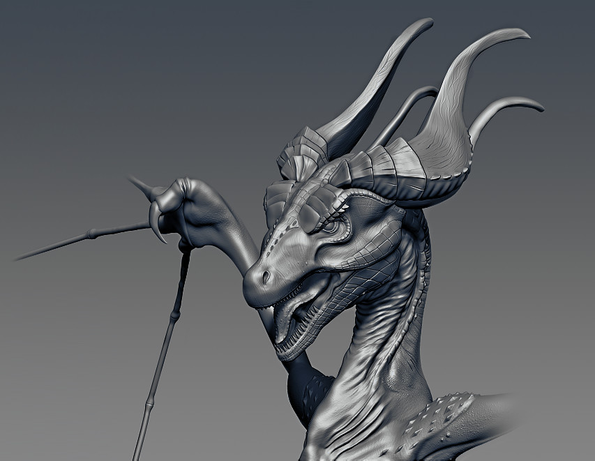 ArtStation - Silver Dragon