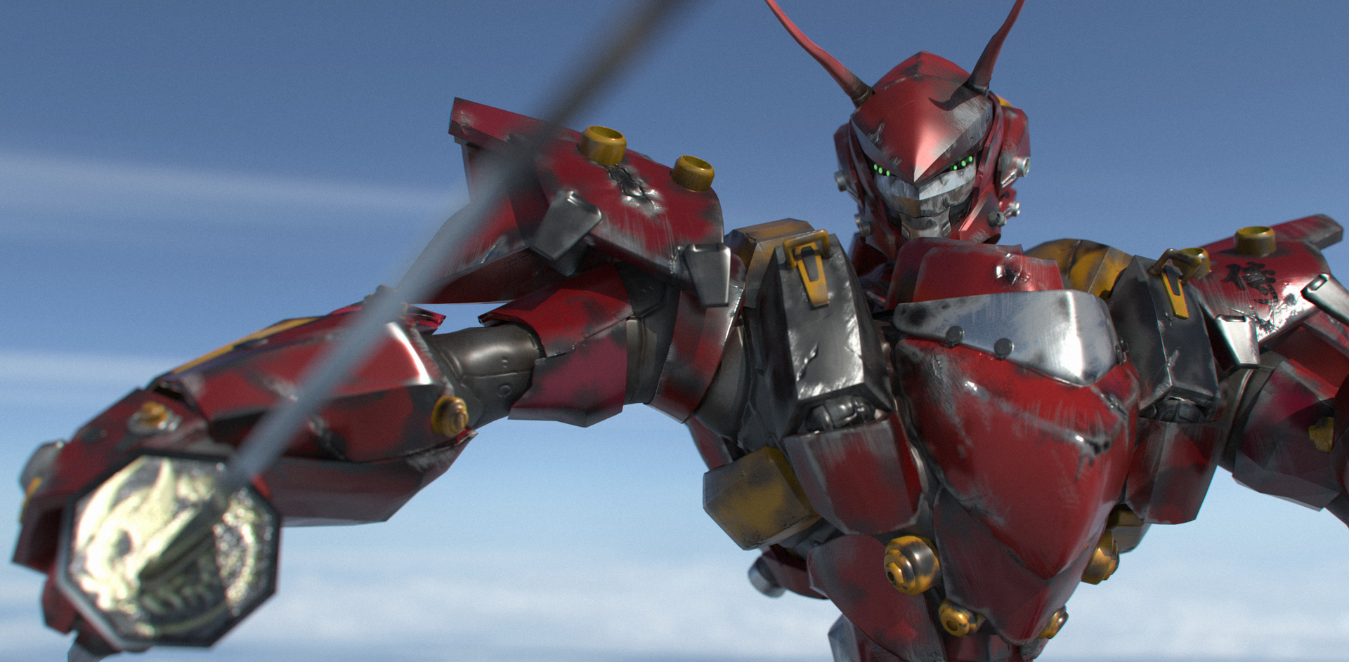 ArtStation - Ogre Mecha Samurai, Liem Nguyen