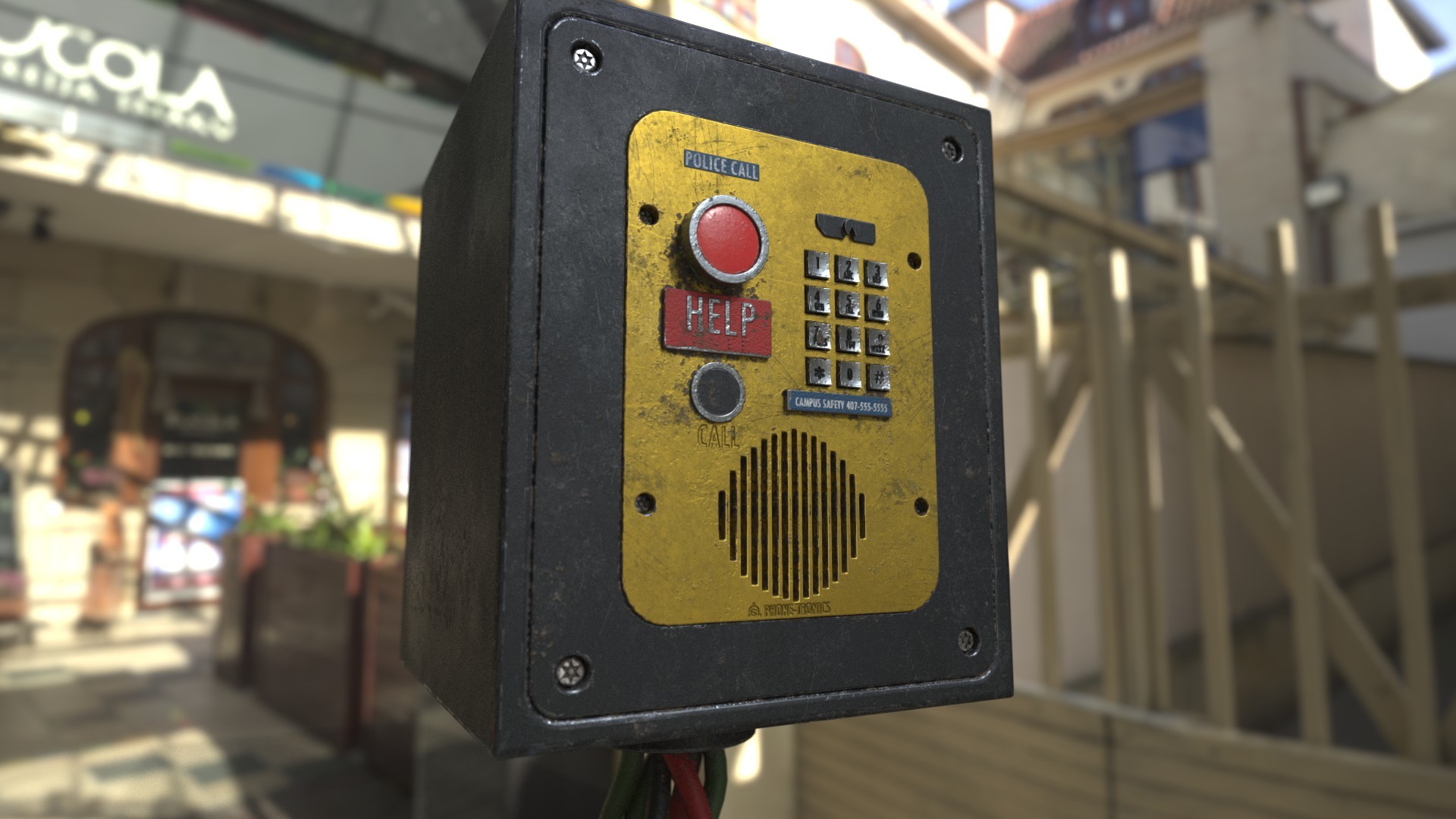 ArtStation - Emergency Call Box