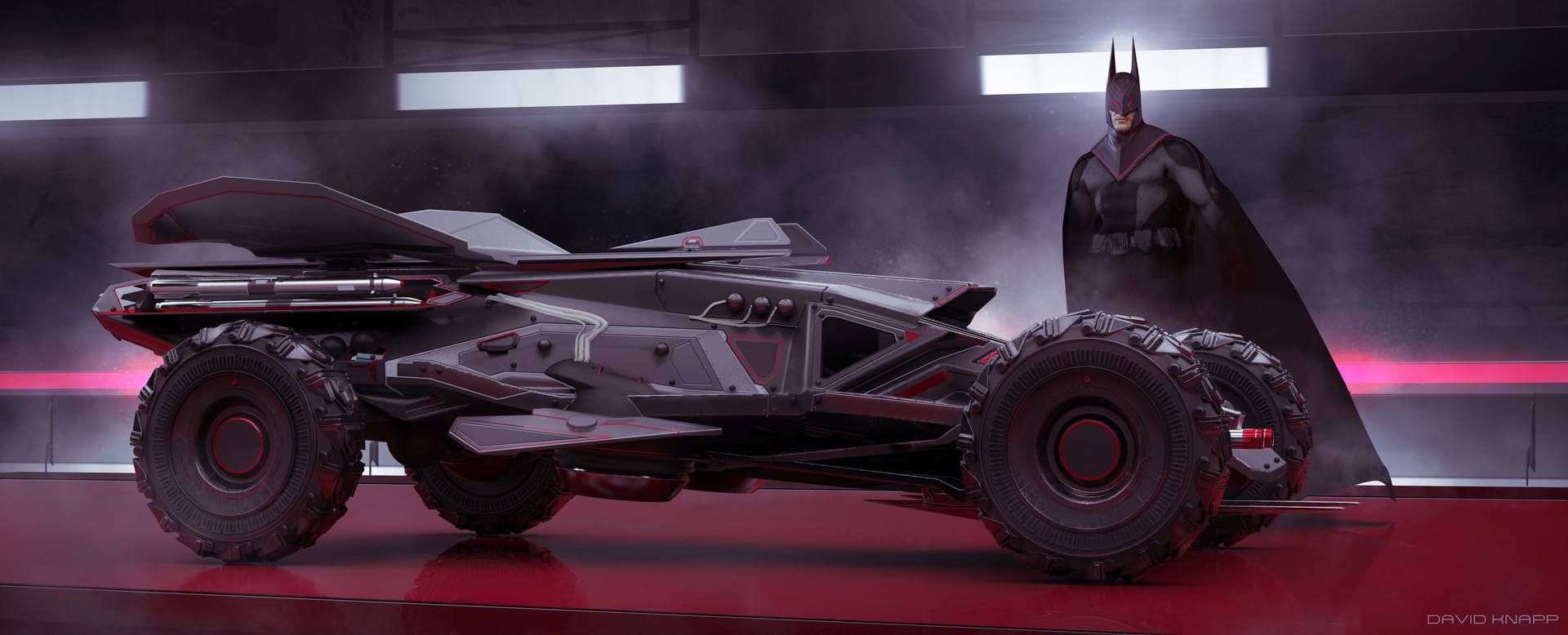 ArtStation - Lightweight Batmobile Concept