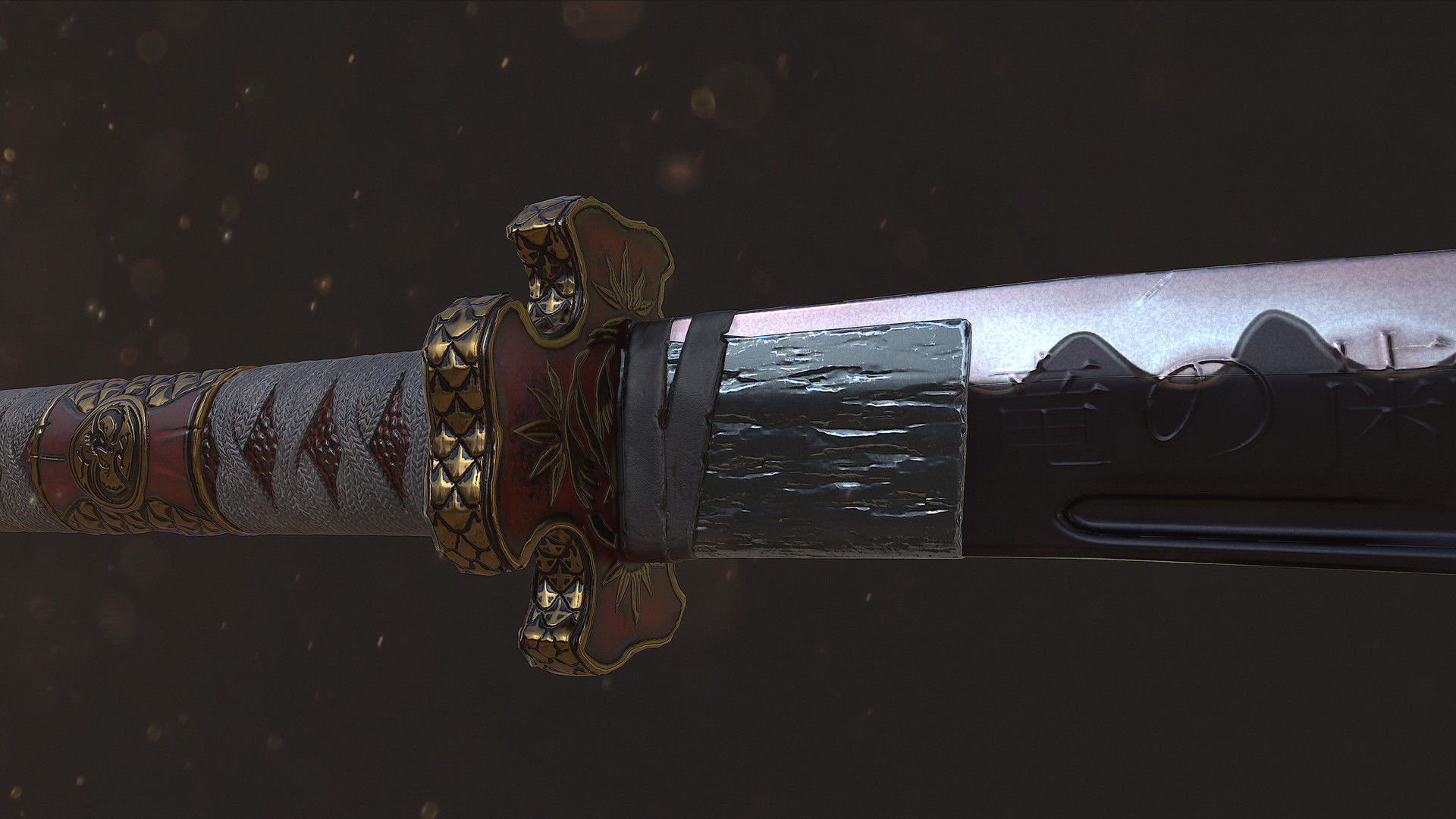 ArtStation - Katana Dragon Teeth