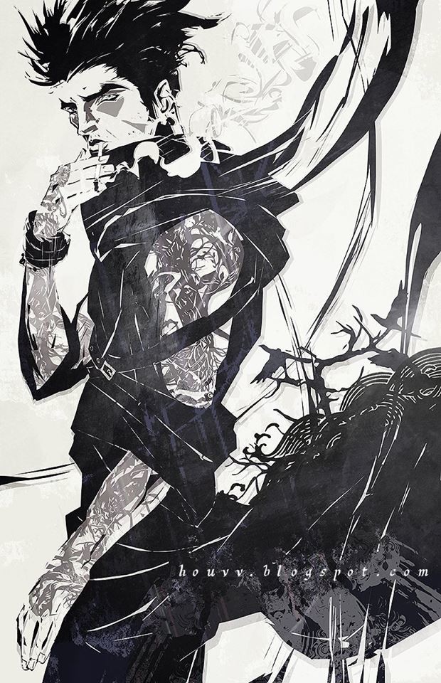 ArtStation - Ink Style Character Illustration