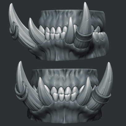 ArtStation - Orc teeth