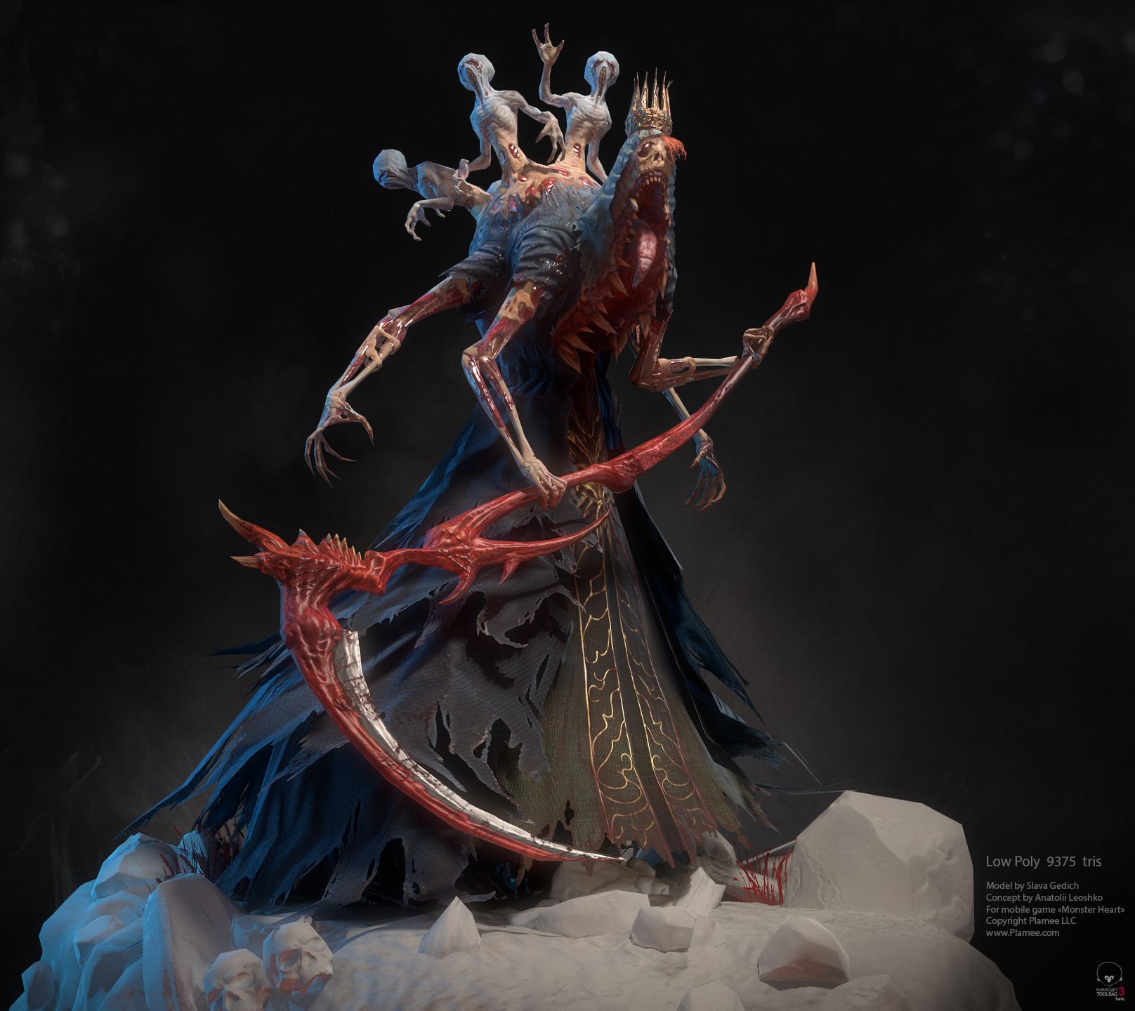 ArtStation - Lich (for mobile game)