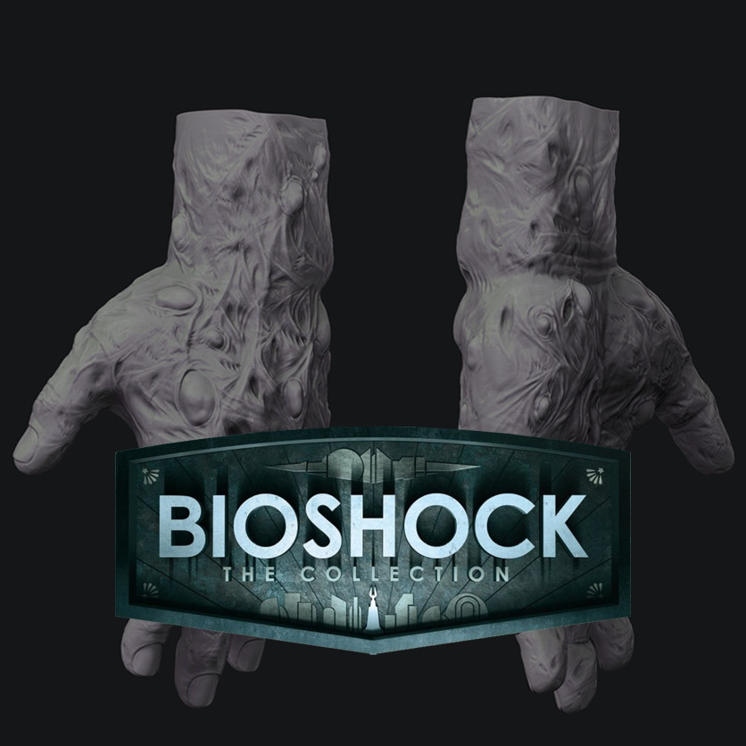 ArtStation - Bioshock: The Collection - Player Character Hands (Sculpts)