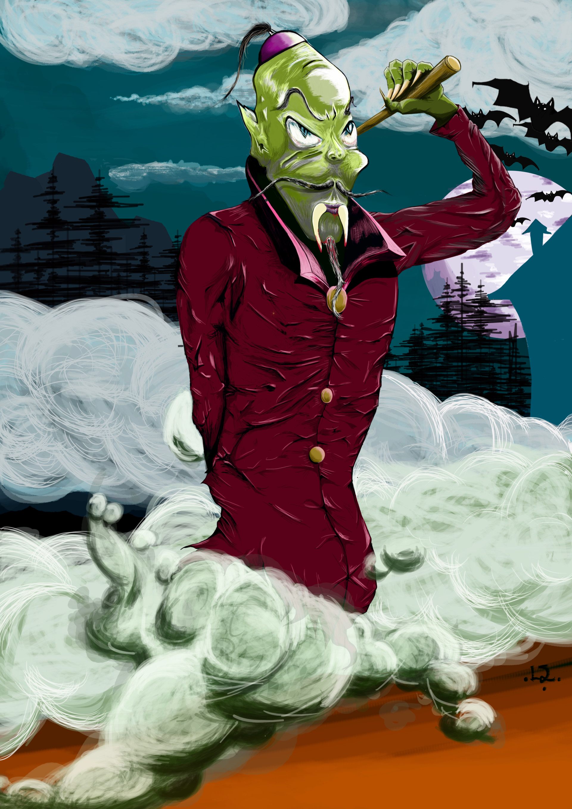 ArtStation - The Genie-Vampire