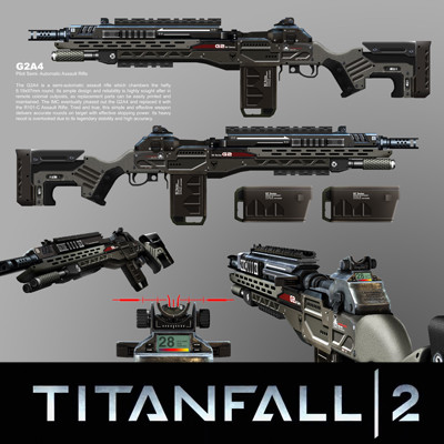 ArtStation - Titanfall 2 G2A5 Battle Rifle