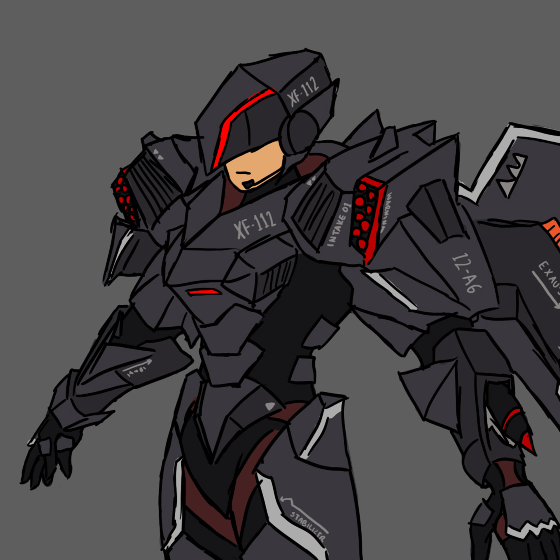 ArtStation - Pharah Overwatch Skin Design