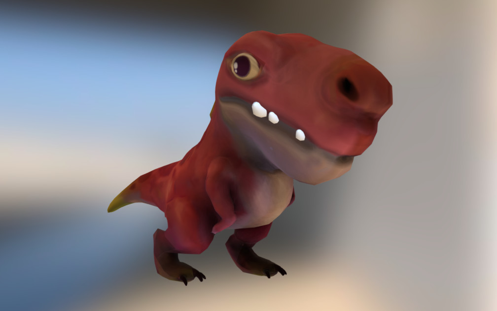 ArtStation - Rexy the baby T-rex