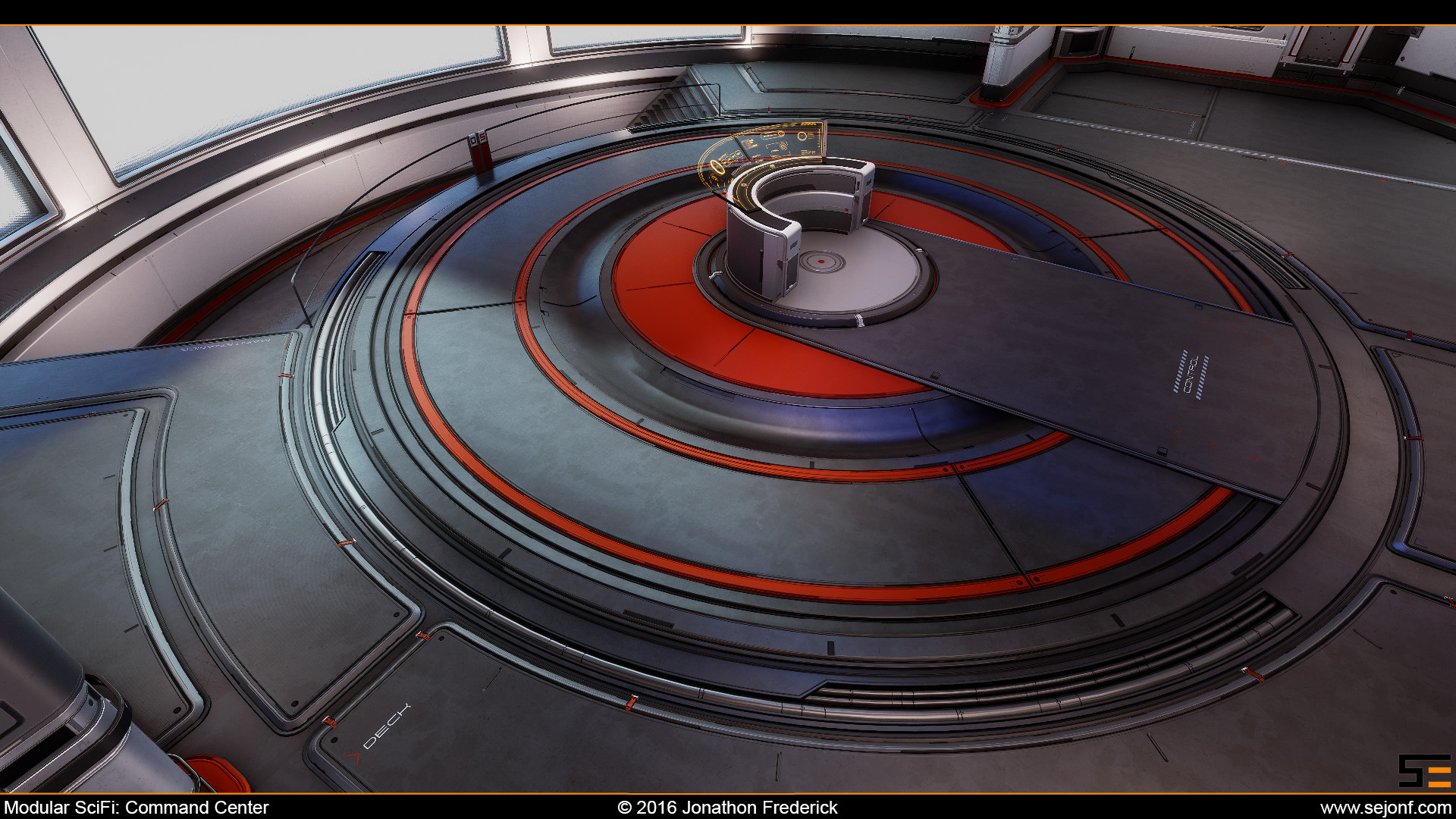 ArtStation - Modular SciFi: Command Center