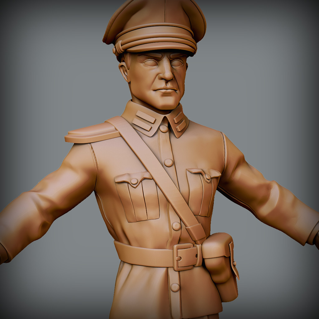 ArtStation - Battle Islands: Commanders / German Officer