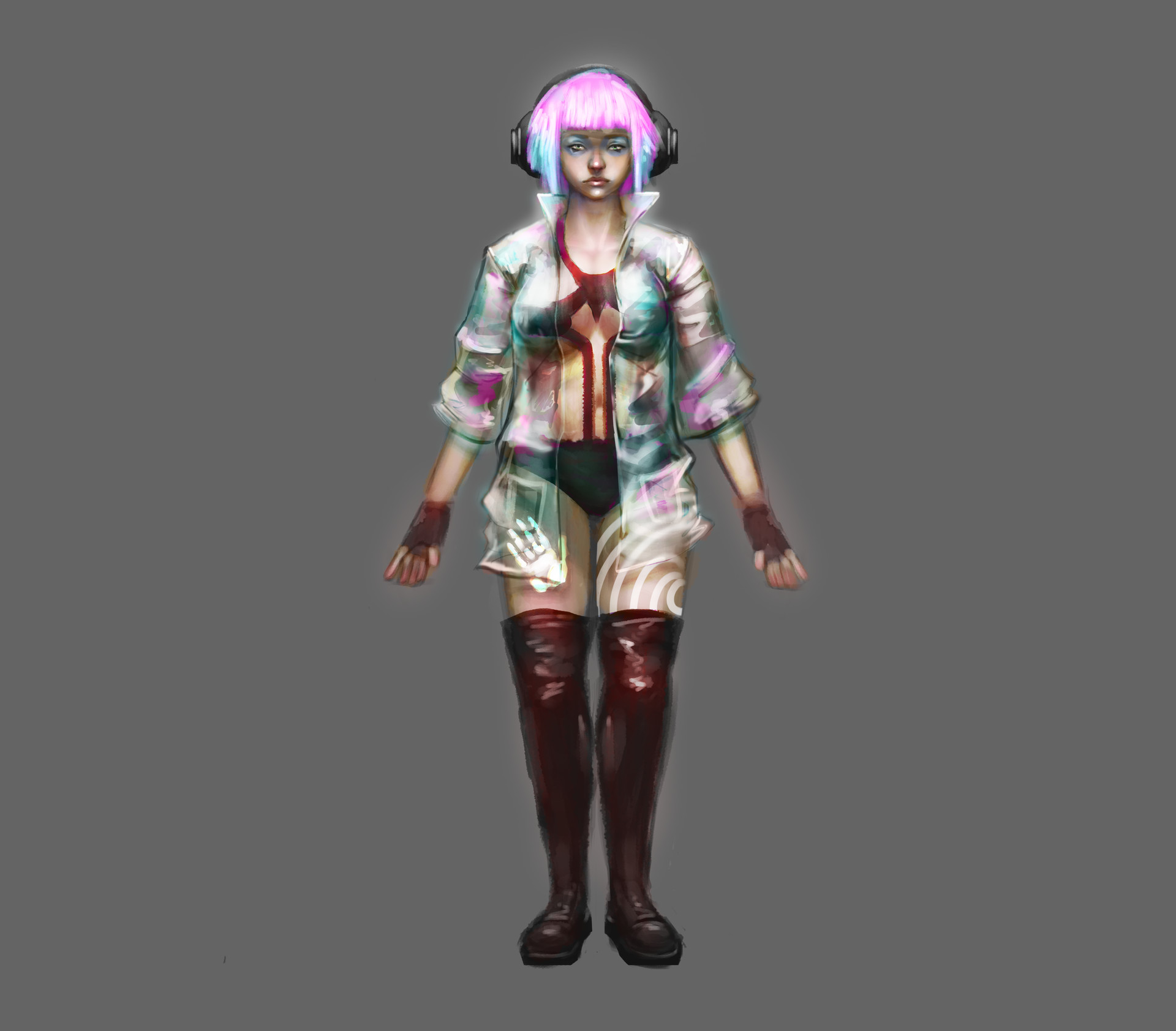 ArtStation - dichotomous character WIP