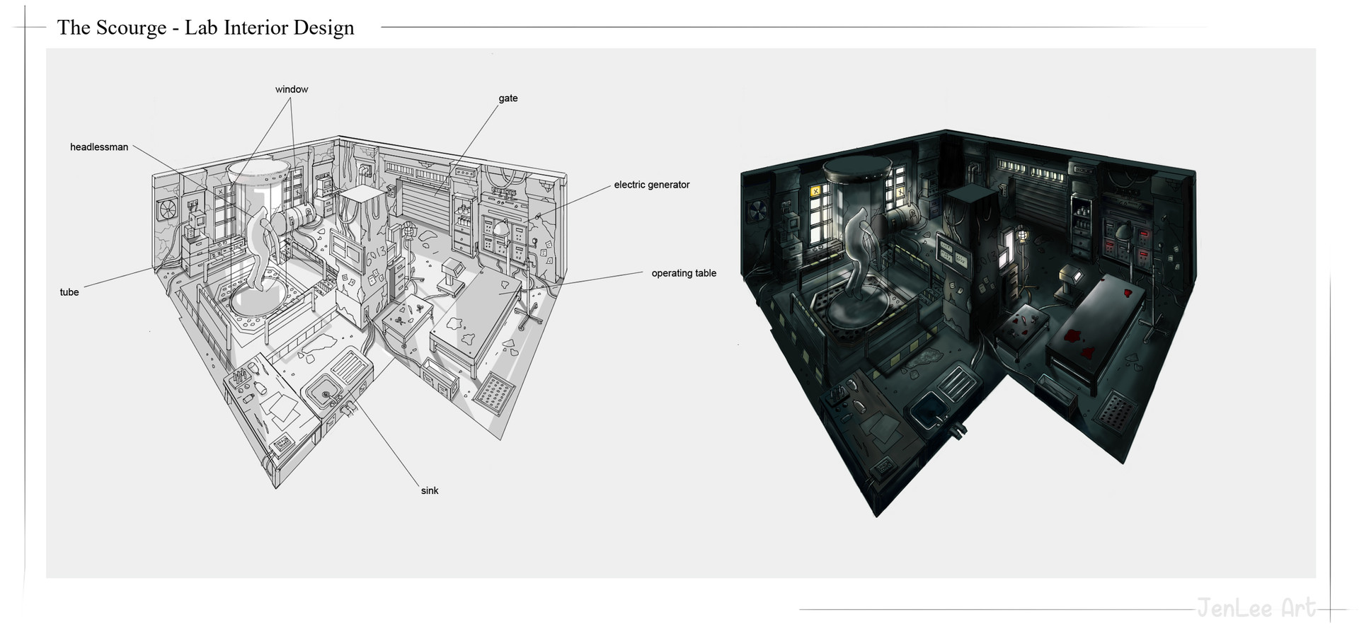 ArtStation - Laboratory Interior Design