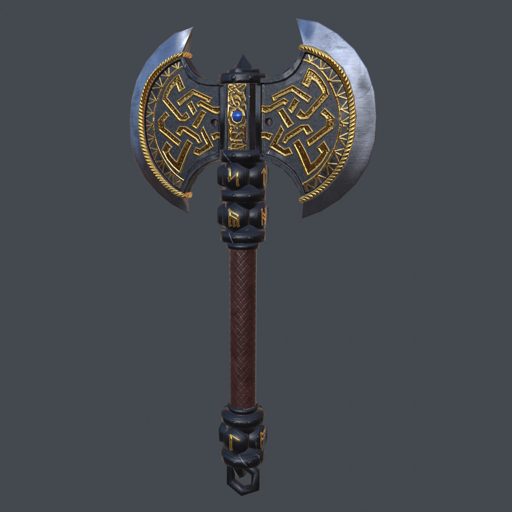 ArtStation - Dwarf Axe