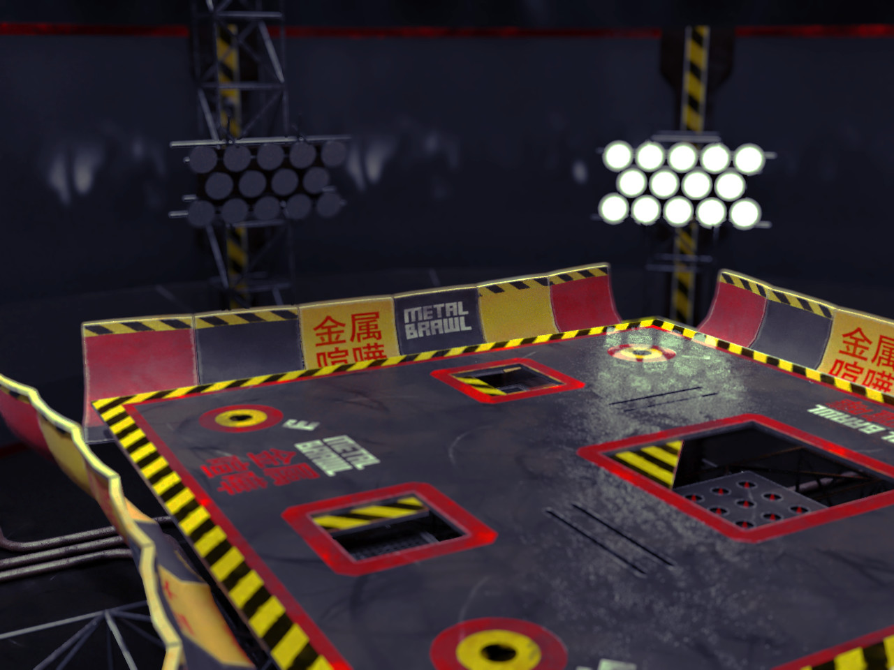 ArtStation - Metal Brawler Arena