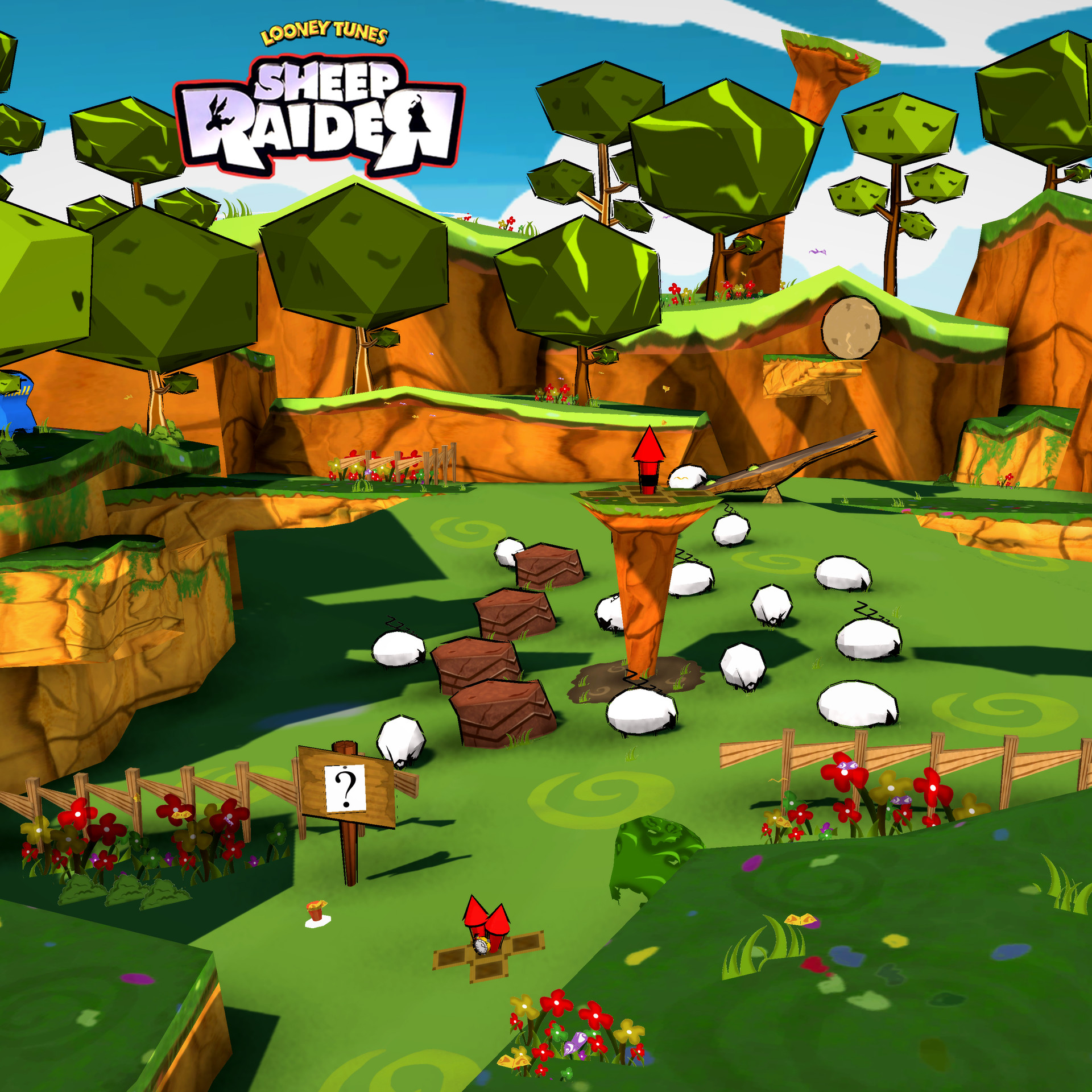 ArtStation - Cartoon Style Sheep Raider Environment