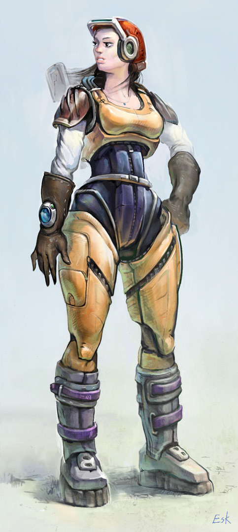 ArtStation - Explorer girl.