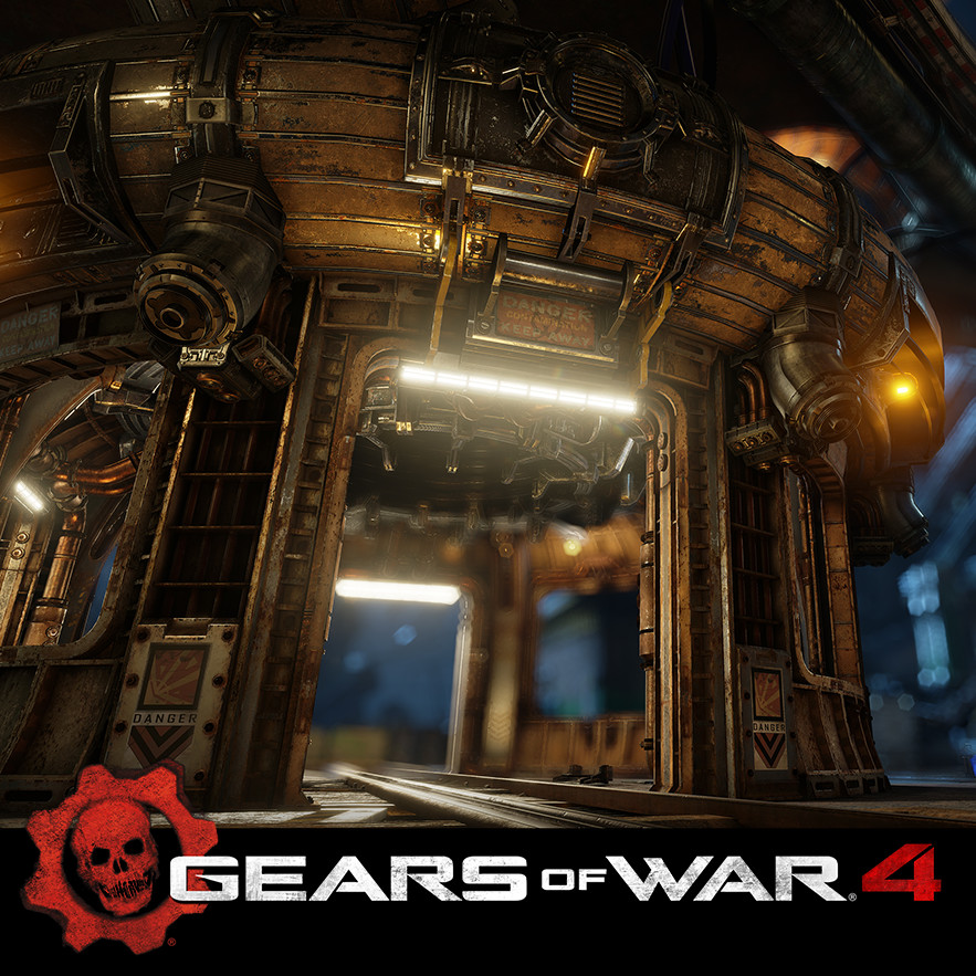 ArtStation - Gears of War 4: "Forge" Multiplayer Map Modular Wall Set