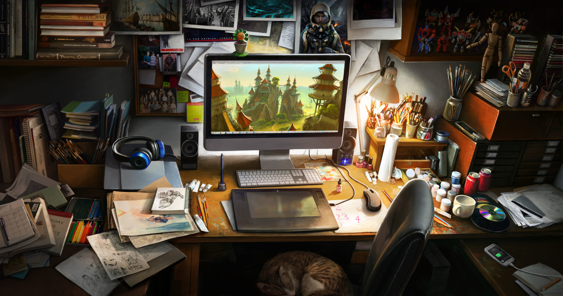 ArtStation - Illustrations for online employment agency Yukon.to