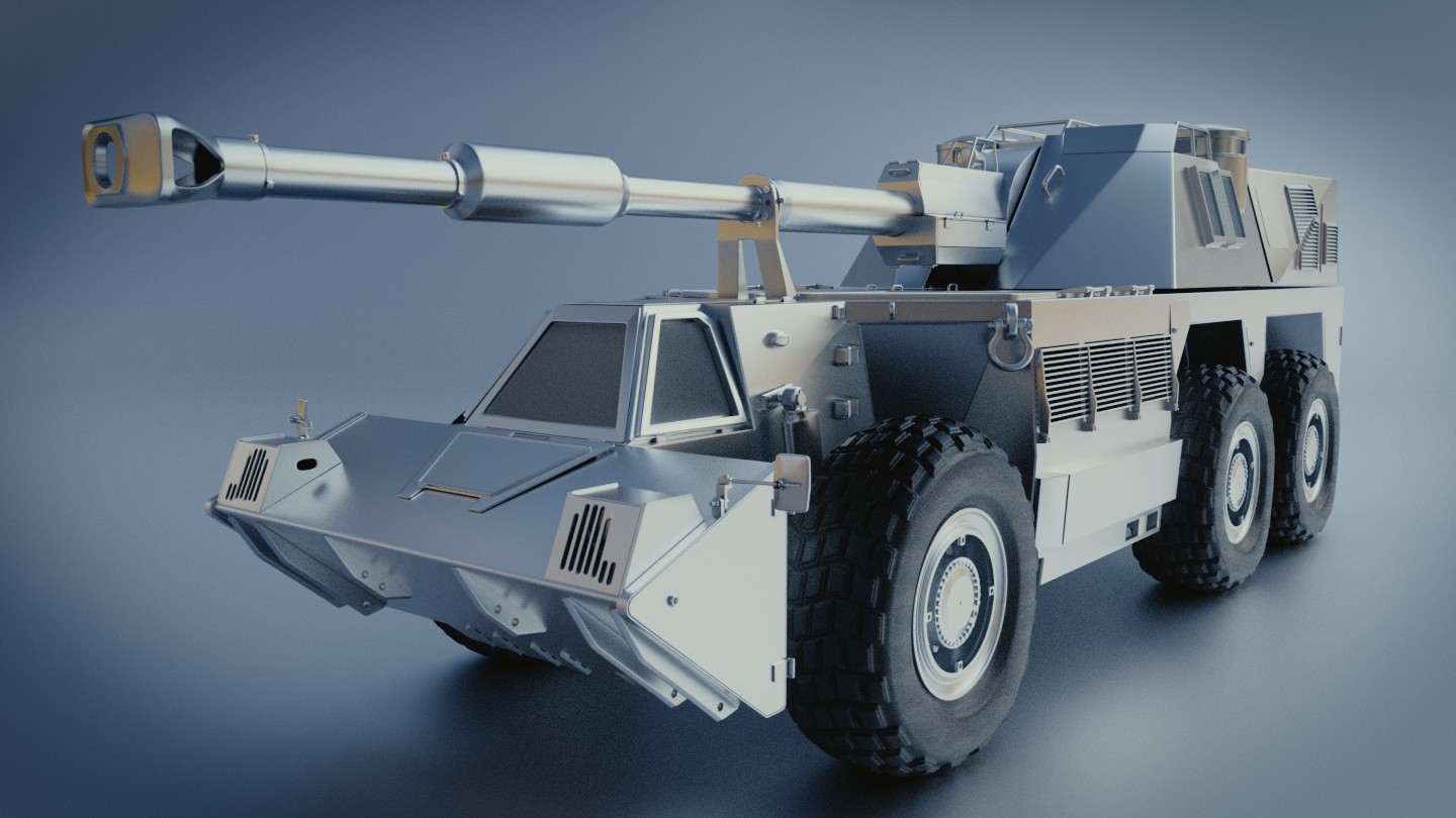 ArtStation - G6 self-propelled howitzer