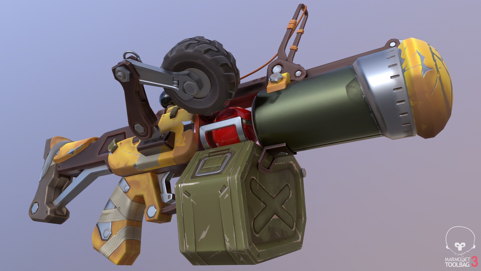 ArtStation - FANART - Overwatch - Junkrat's gun - GameRes