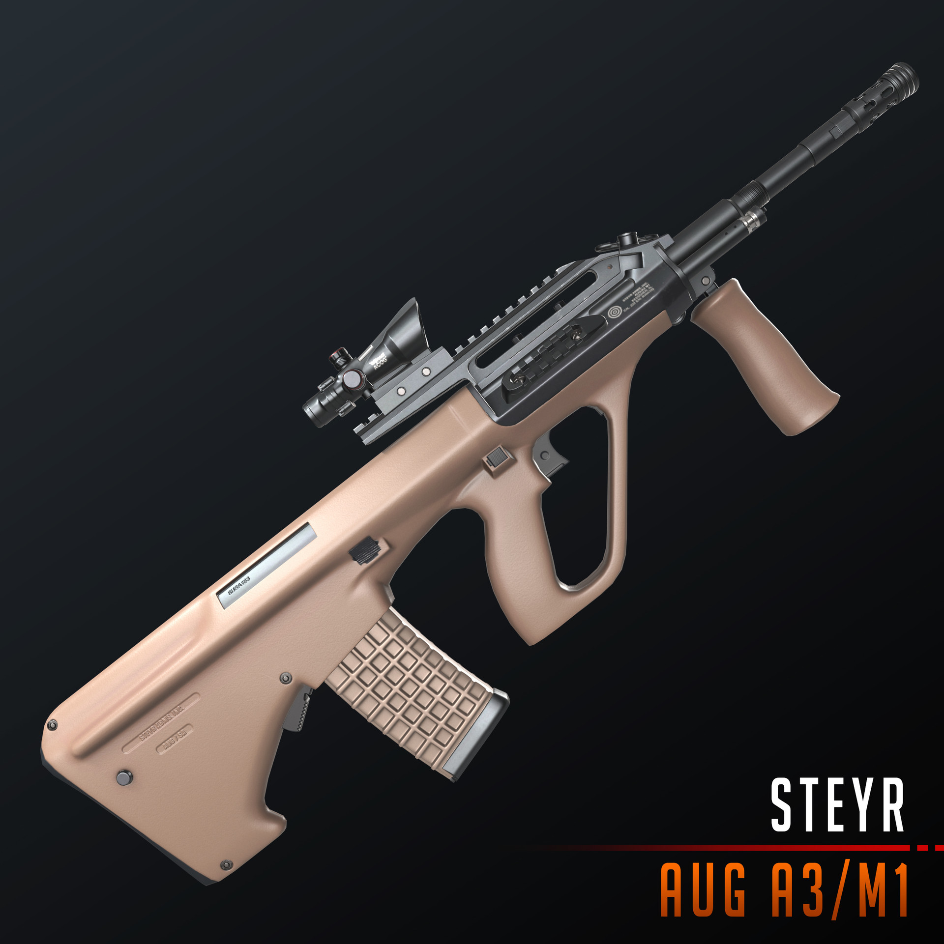 ArtStation - Steyr AUG