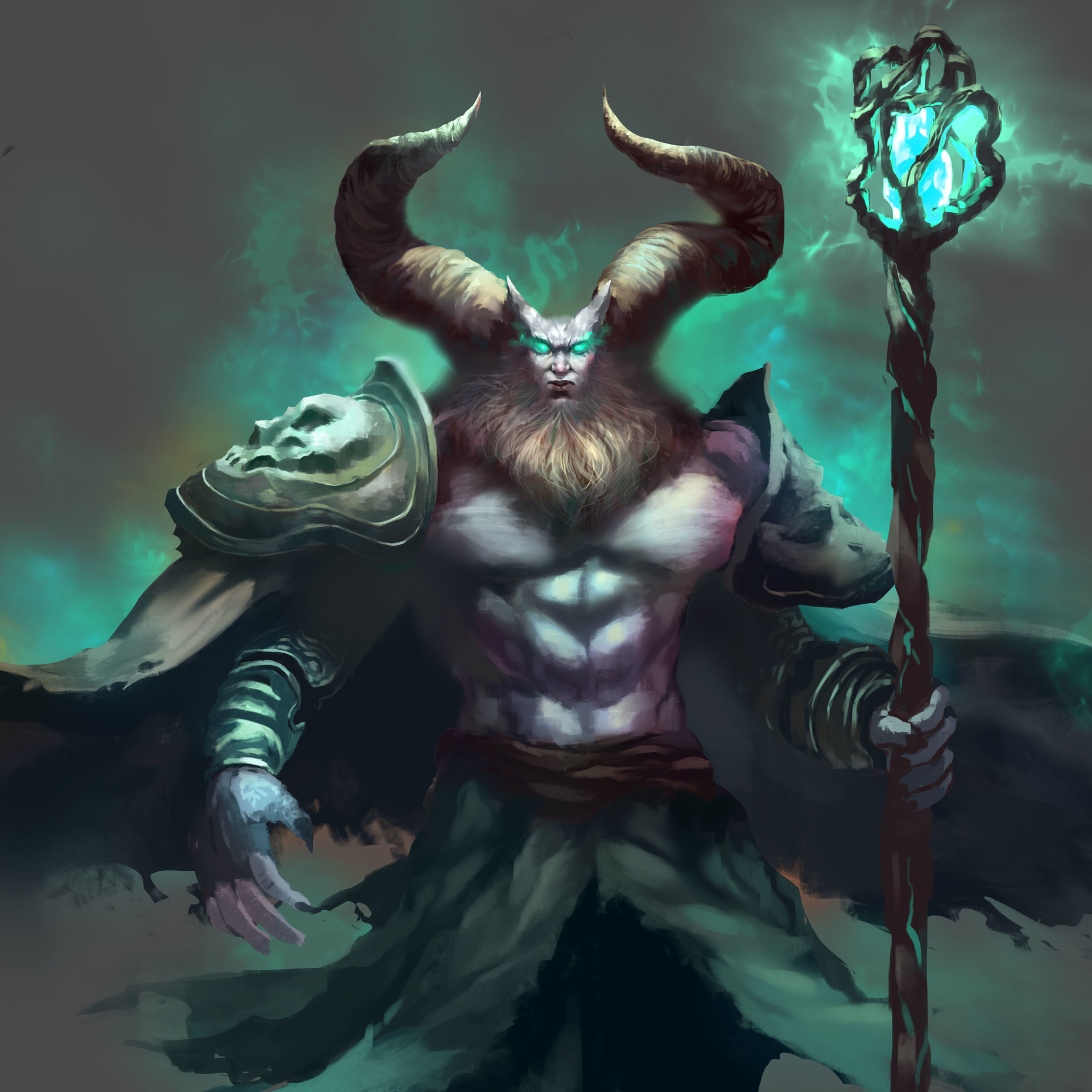 ArtStation - Orc Mage, Liao Mao