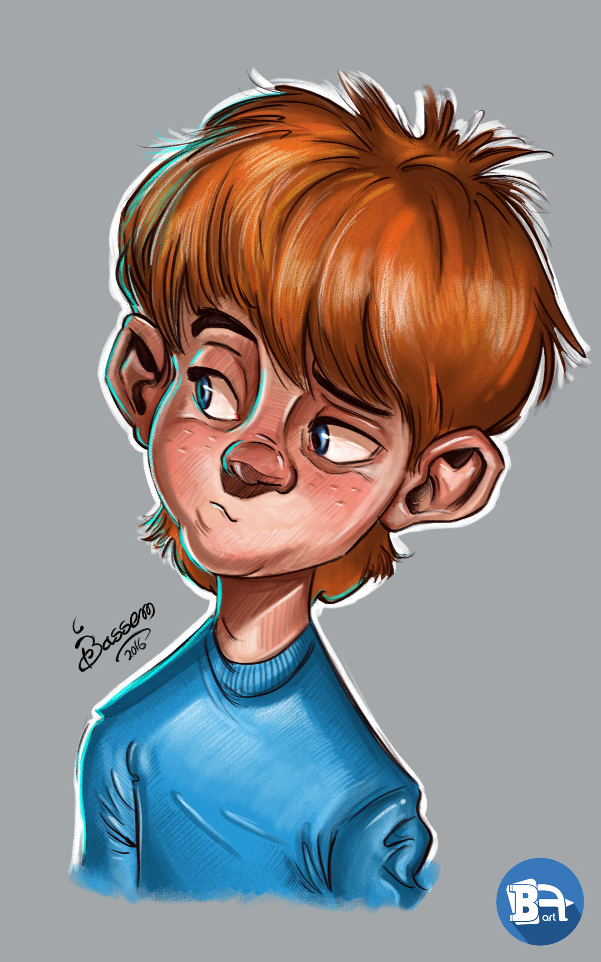 ArtStation - A Quick Study of a little man - the original sketch by ...