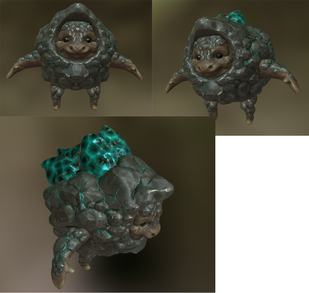 ArtStation - Baby Rock Golem