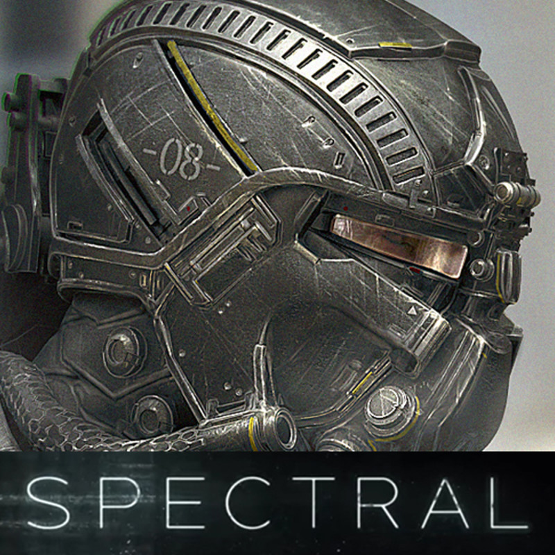 ArtStation - "Spectral" Helmet Concept Illustration, Zachary Berger