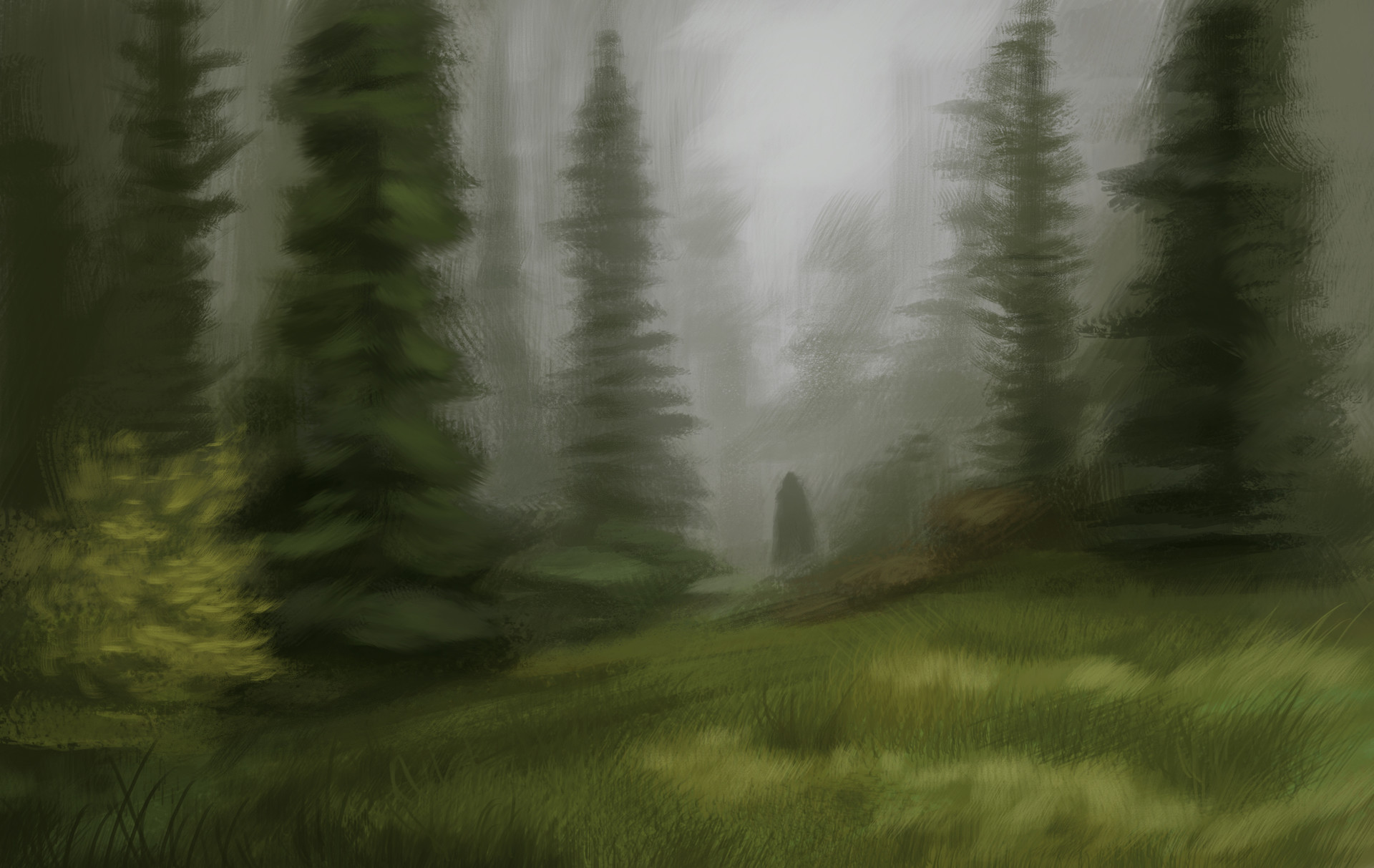 ArtStation - Forest sketches