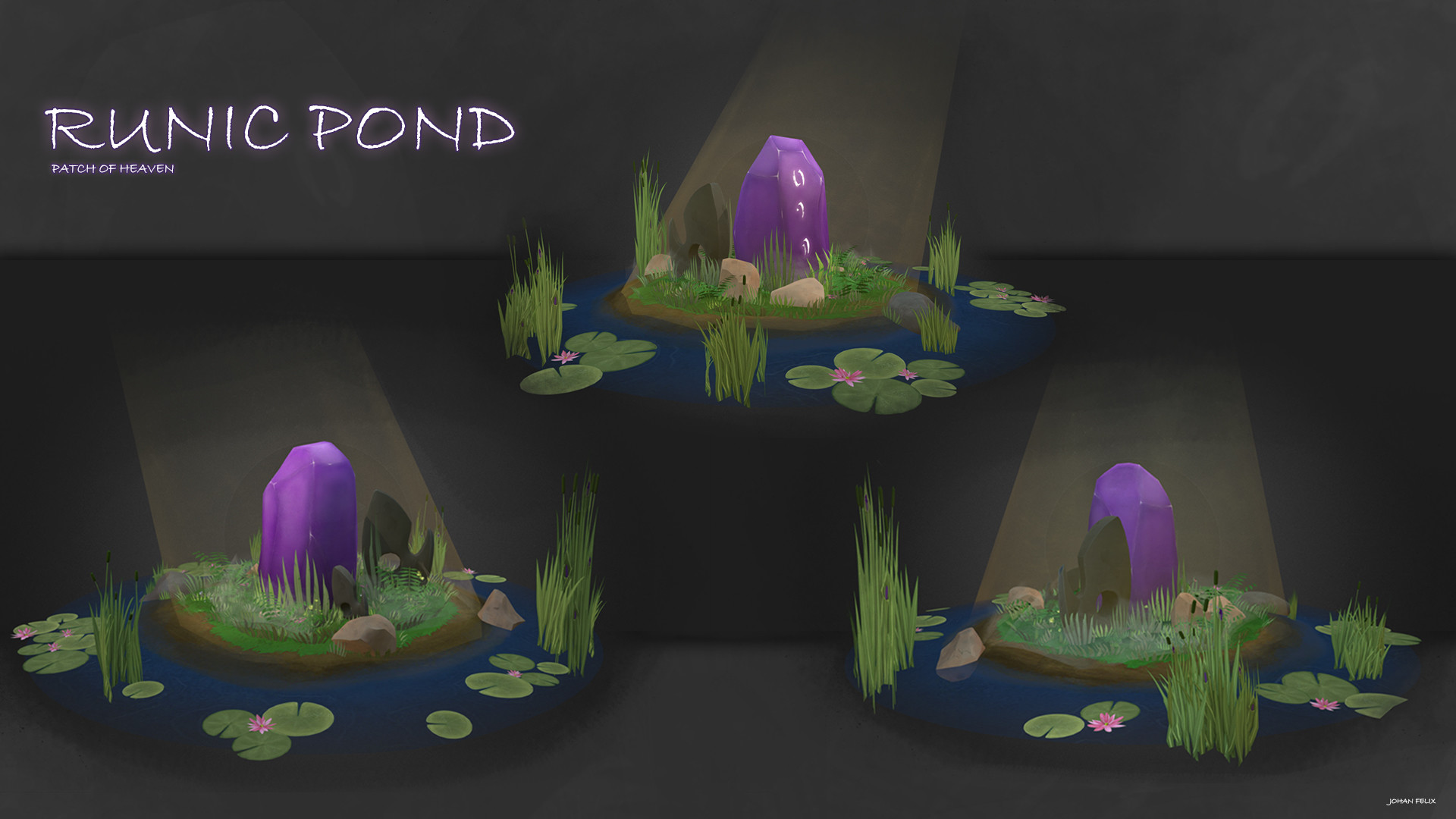 ArtStation - Runic pond